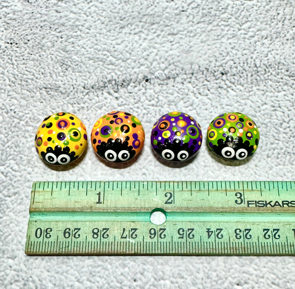 Set of 4 spooky bug magnets (colorful) – Turquoise Valentine